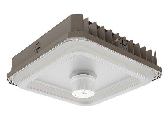 High Lumen 60W LED Canopy Light 0-10V Dimming Dengan CCT Dan Pilihan Daya